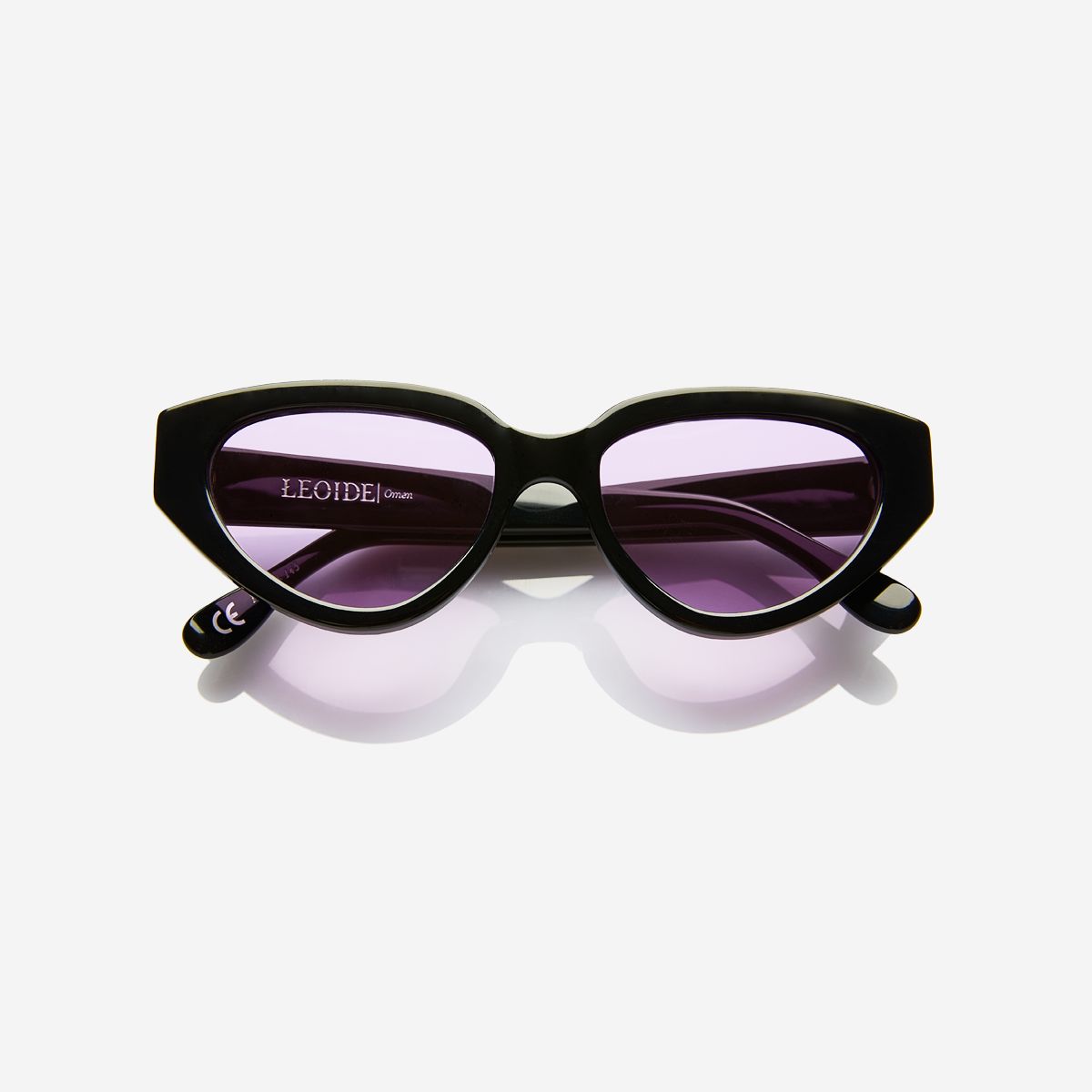 OMEN Black and Purple Sunglasses | Leoide Eyewear