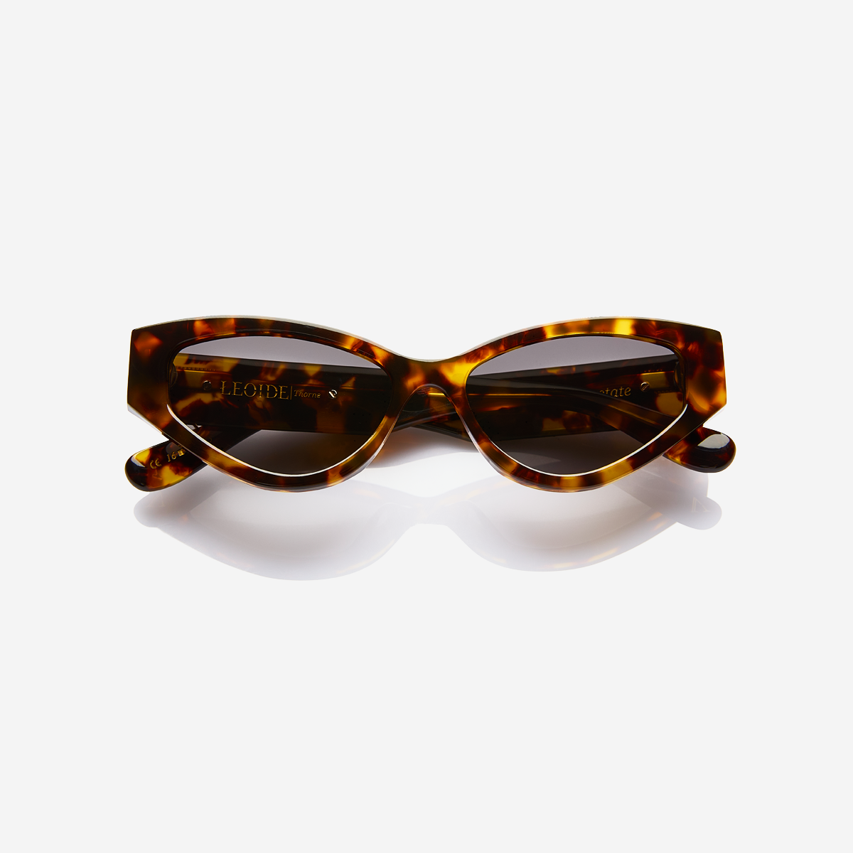 THORNE - Tortoise-shell Frames / Polarised Lens / Gold Hardware