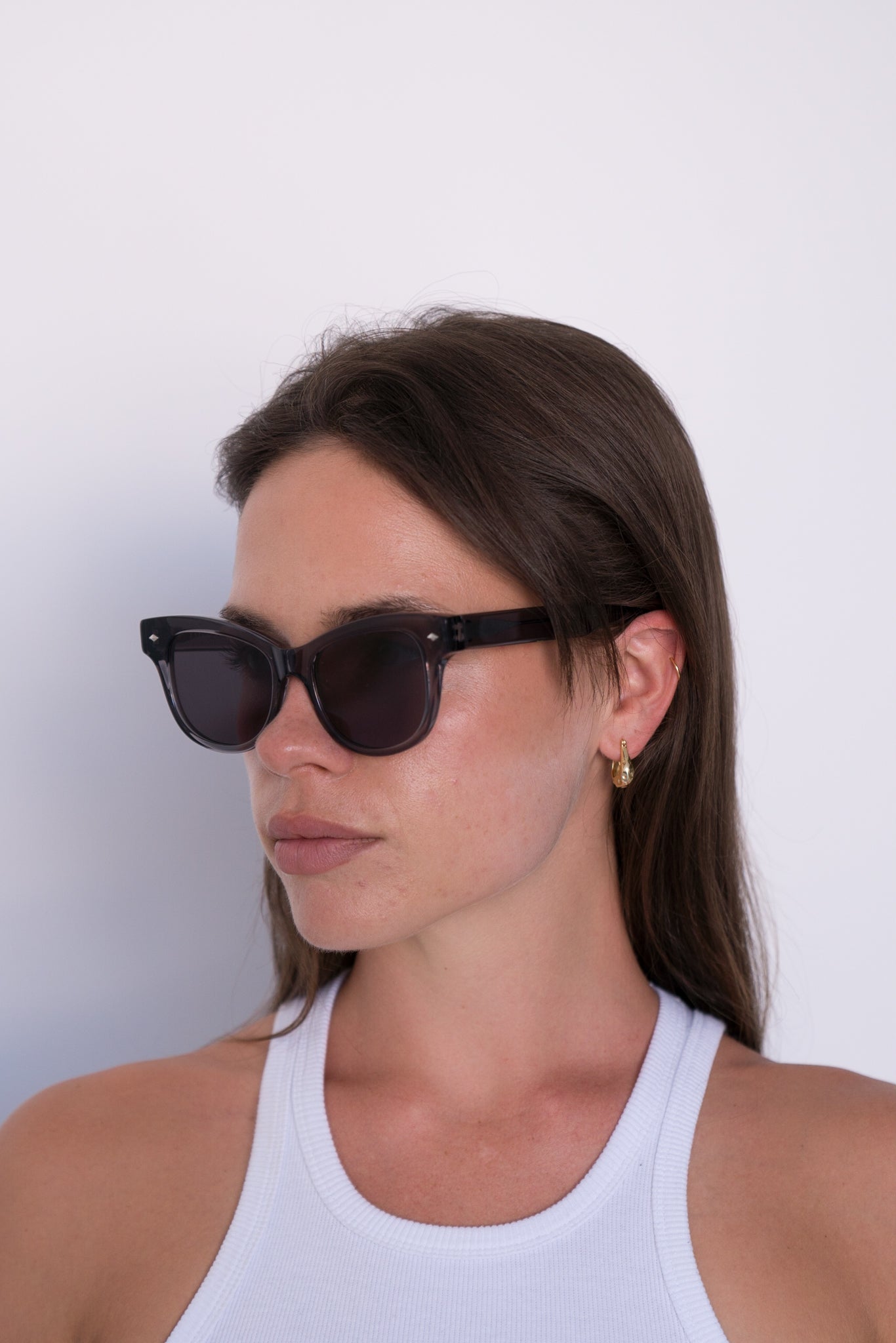 HELIX Grey Sunglasses | Leoide Eyewear