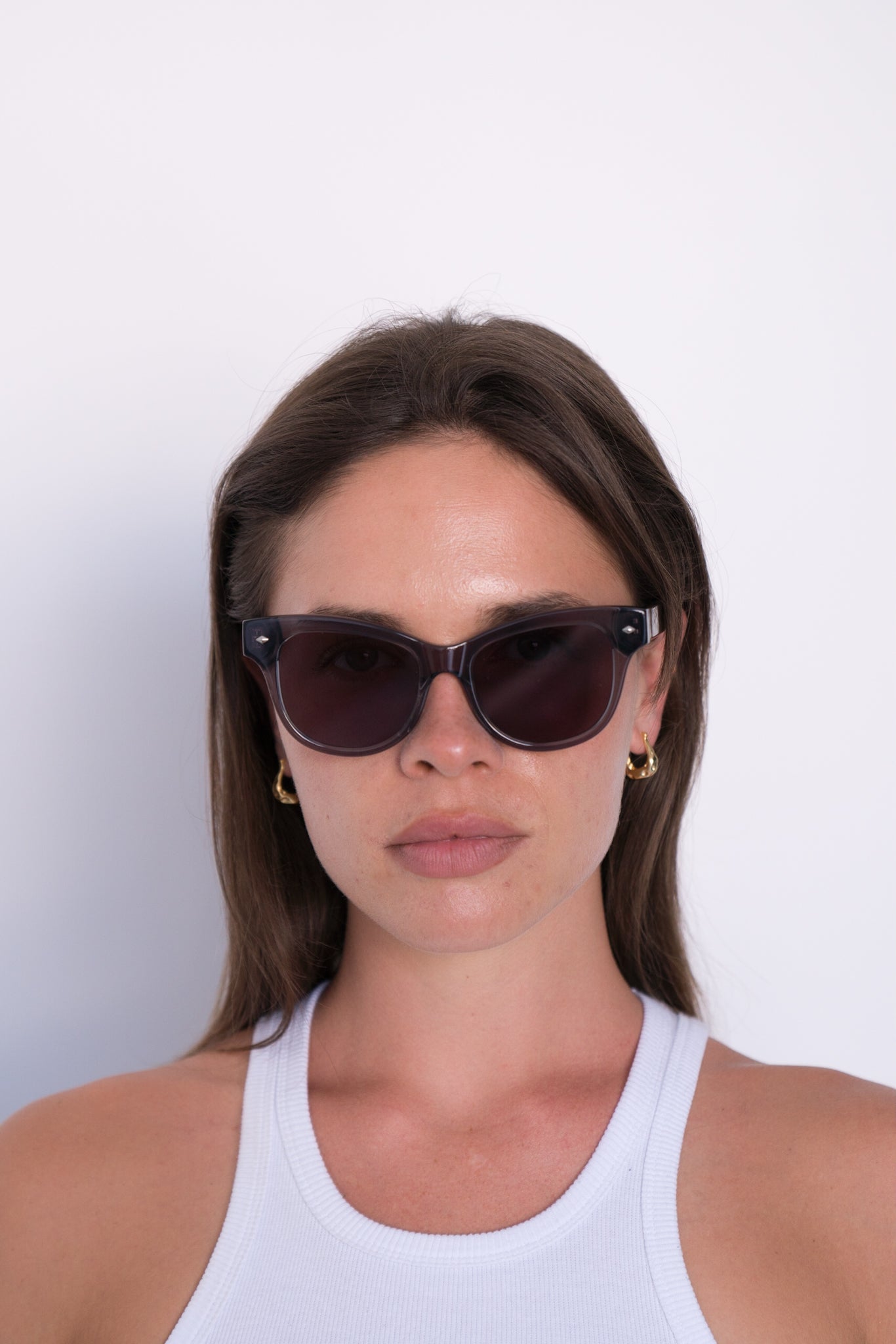 HELIX Grey Sunglasses | Leoide Eyewear